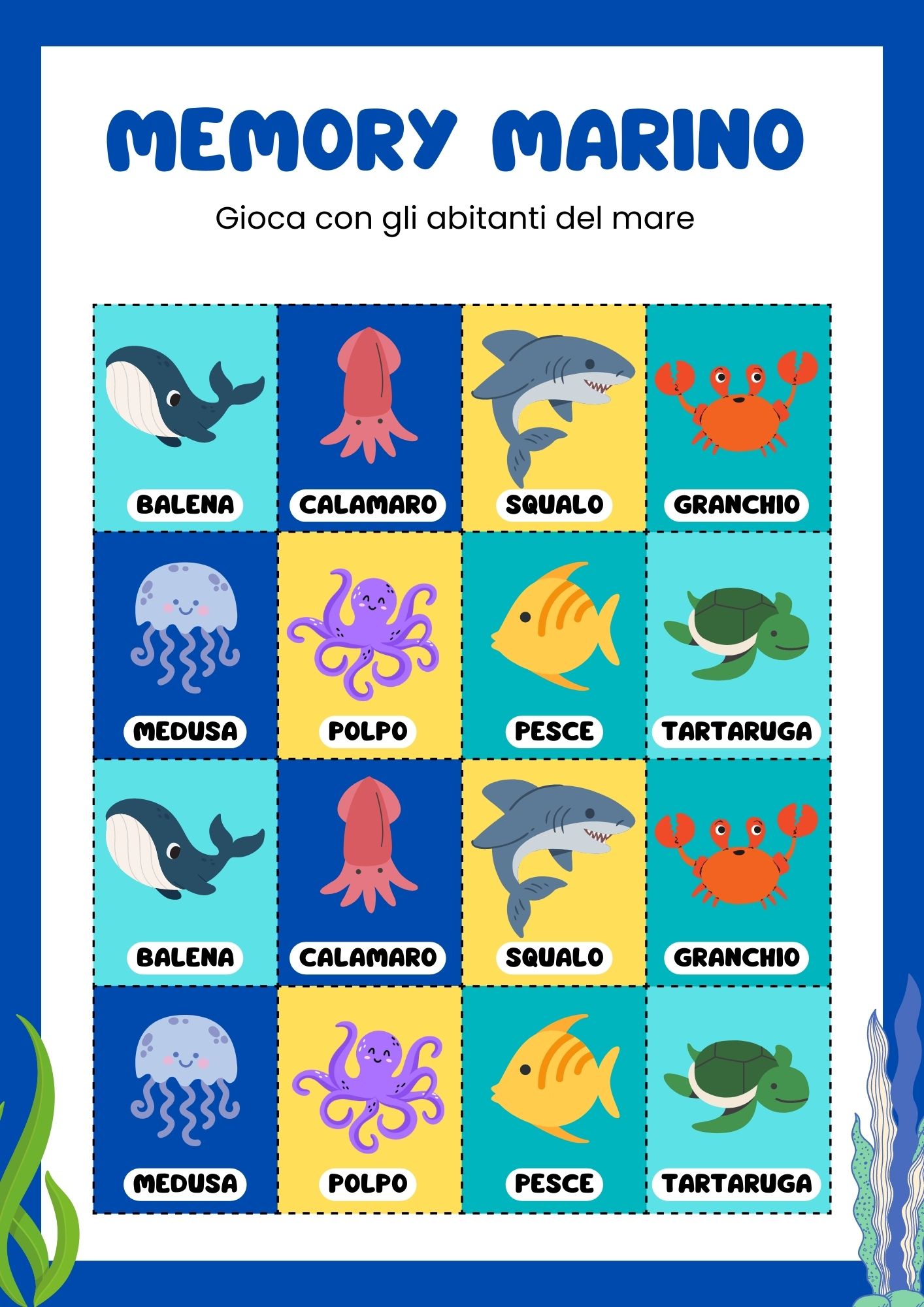 MEMORY DEL MARE - Video & Materiali Didattici